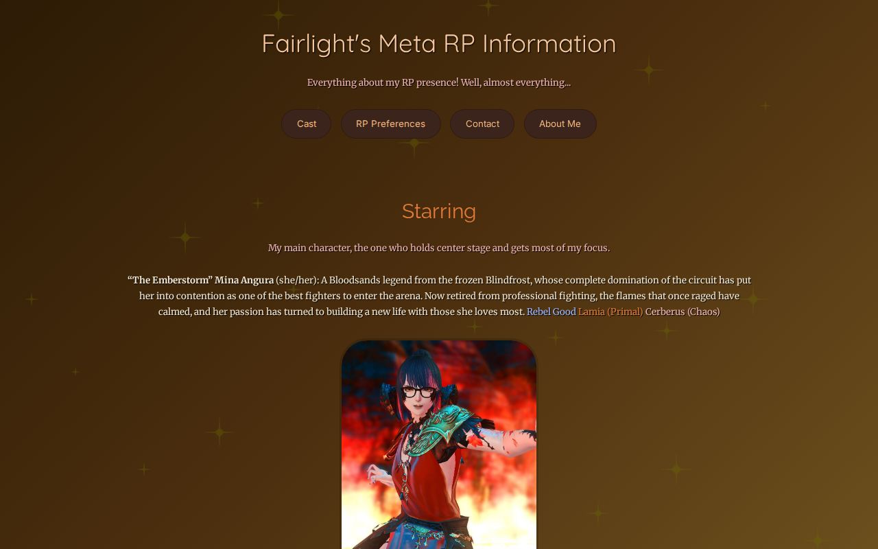 Fairlight's Meta RP Information